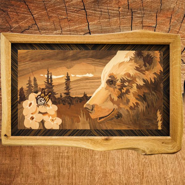 Intarsien schnitzen in der Schnitzstube - Schnitzstube Stadlhofer